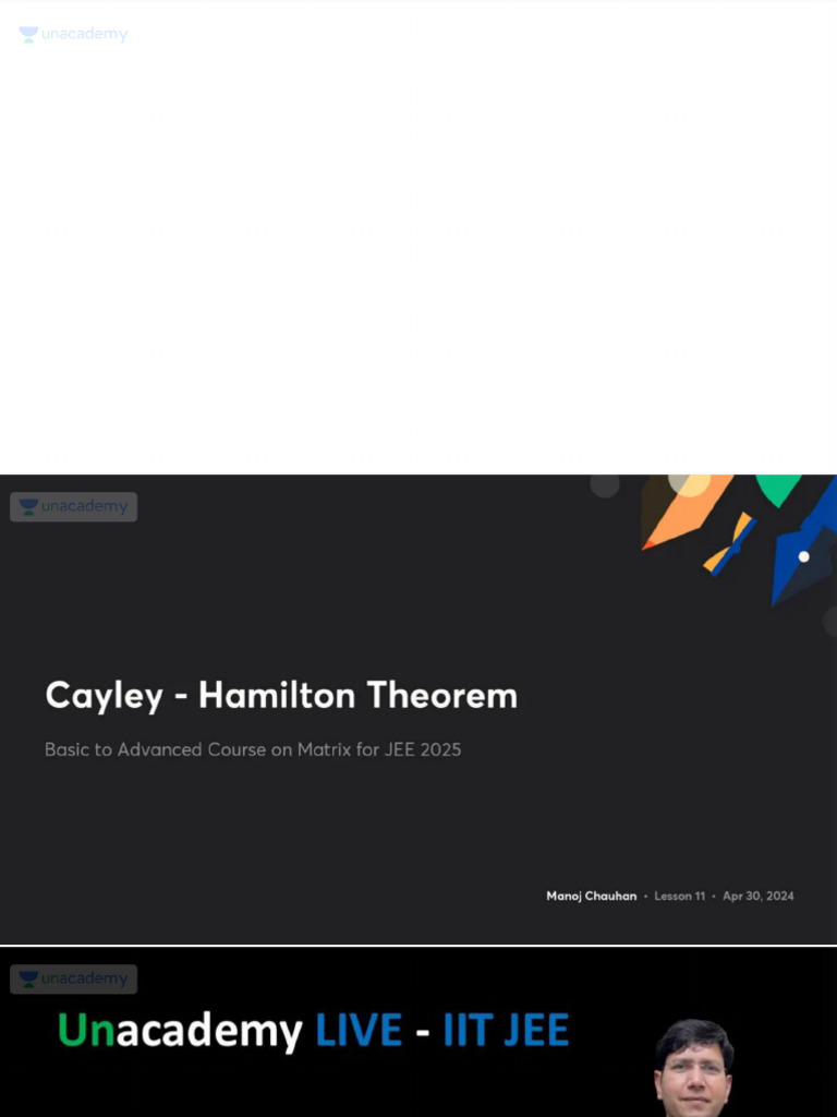 Cayley Hamilton Theorem With Anno | PDF