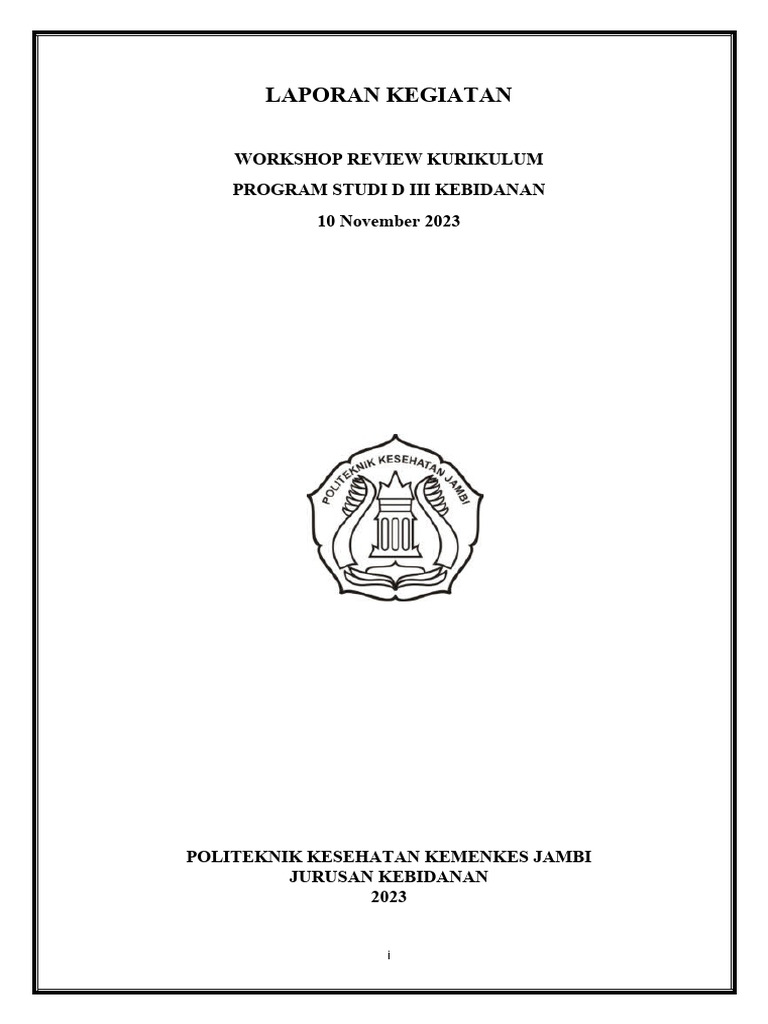 LAPORAN PENINJAUAN KURIKULUM 2023 | PDF