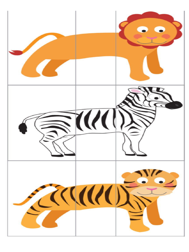 Rompecabeza Animales | PDF