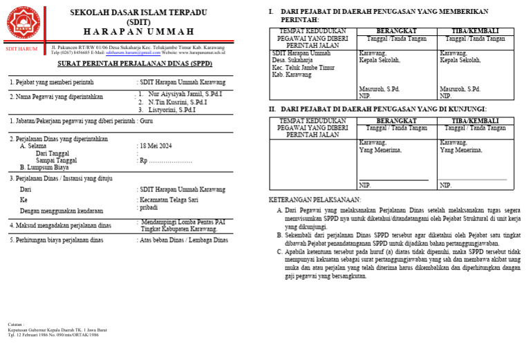 SPPD Bu Noy, Bu Rini, Bu Tin | PDF