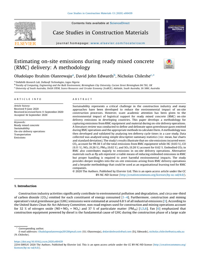 1 s2.0 S221450952030111X Main | PDF | Concrete | Cement