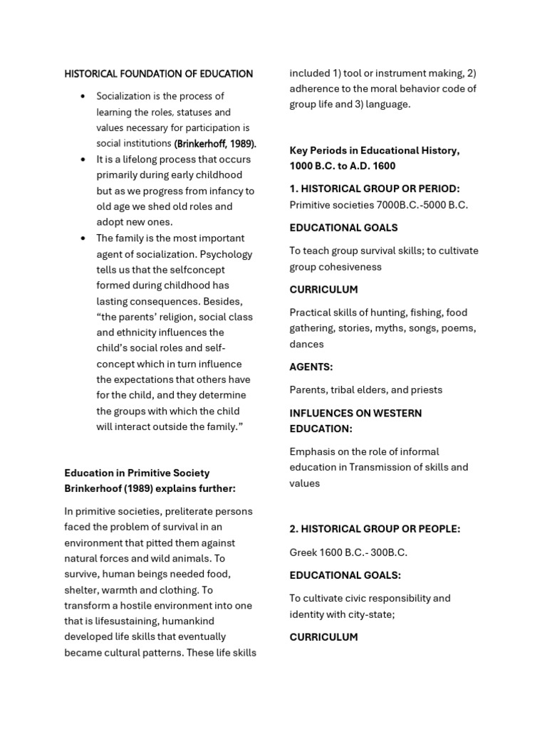 HANDOUTS GROUP 2 | Download Free PDF | Schools | Socialization