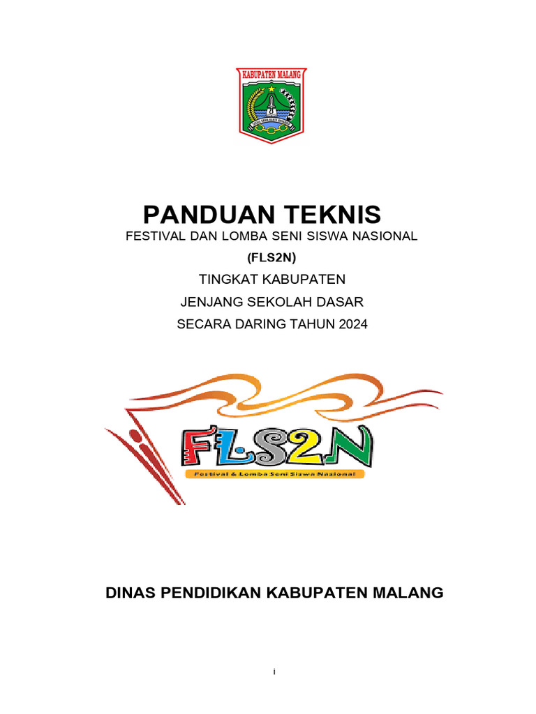 Juknis FLS2N Kabupaten Malang 2024 | PDF | Seni