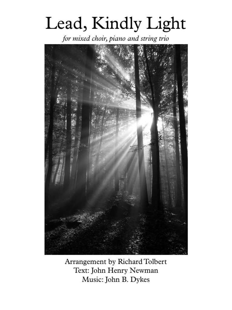 Lead Kindly Light - SATB Strings - Full Score | PDF | Musical ...