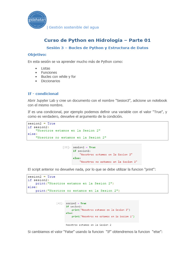Bucles de Python y Estructuras de Datos | PDF | Python (lenguaje de ...
