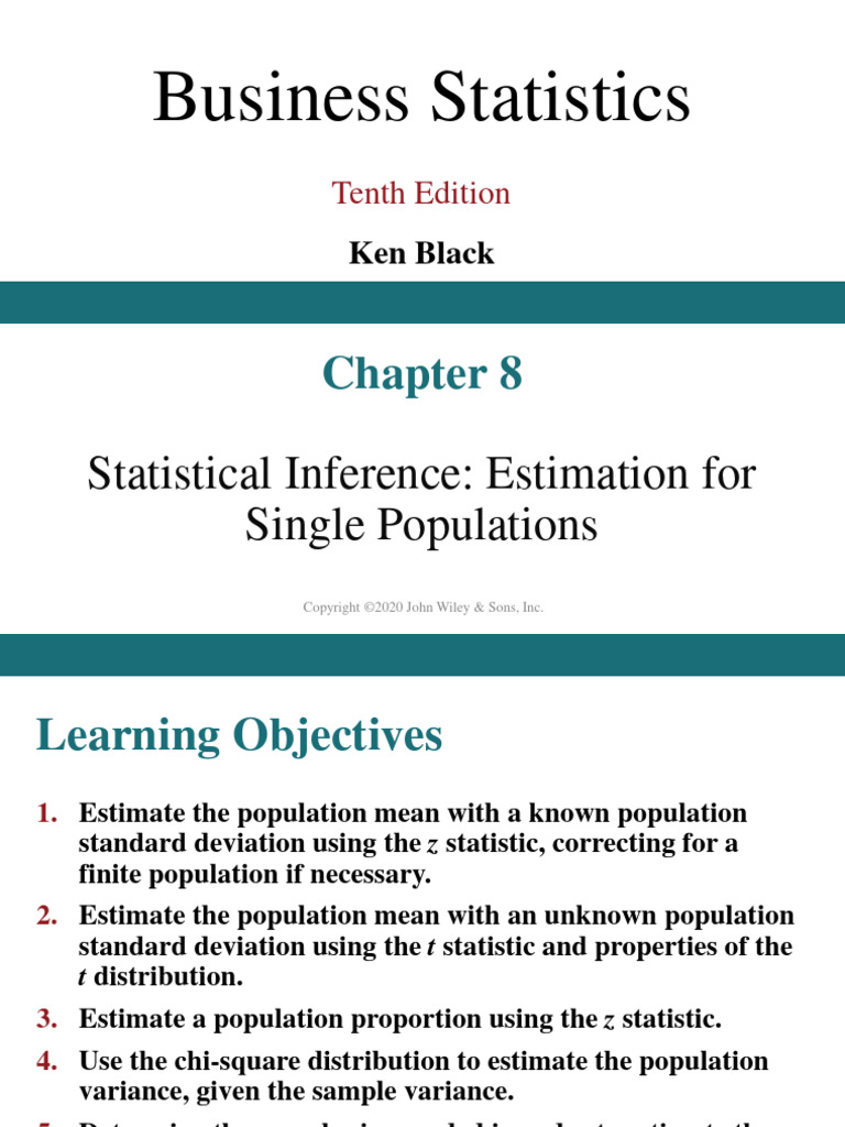Chapter 8 - Math Statistika | PDF | Standard Deviation | Estimator