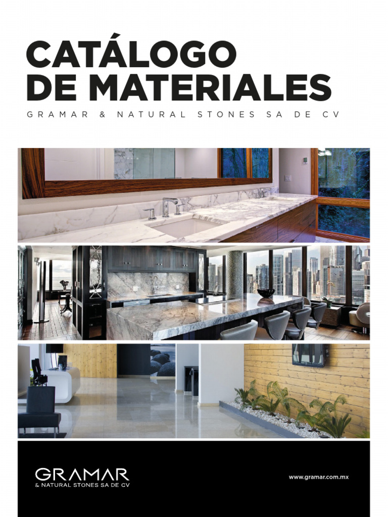Catalogo Gramar Agosto 2020 | PDF | Mármol | Rocas