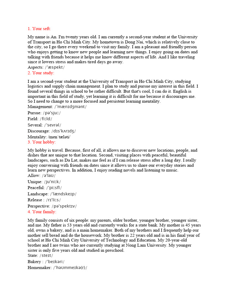 Speaking A2.1 | PDF | Language Arts & Discipline