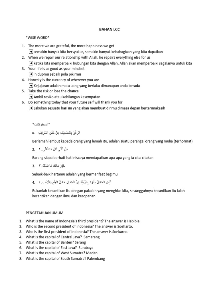 Bahan Lcc Pdf Java Indonesia