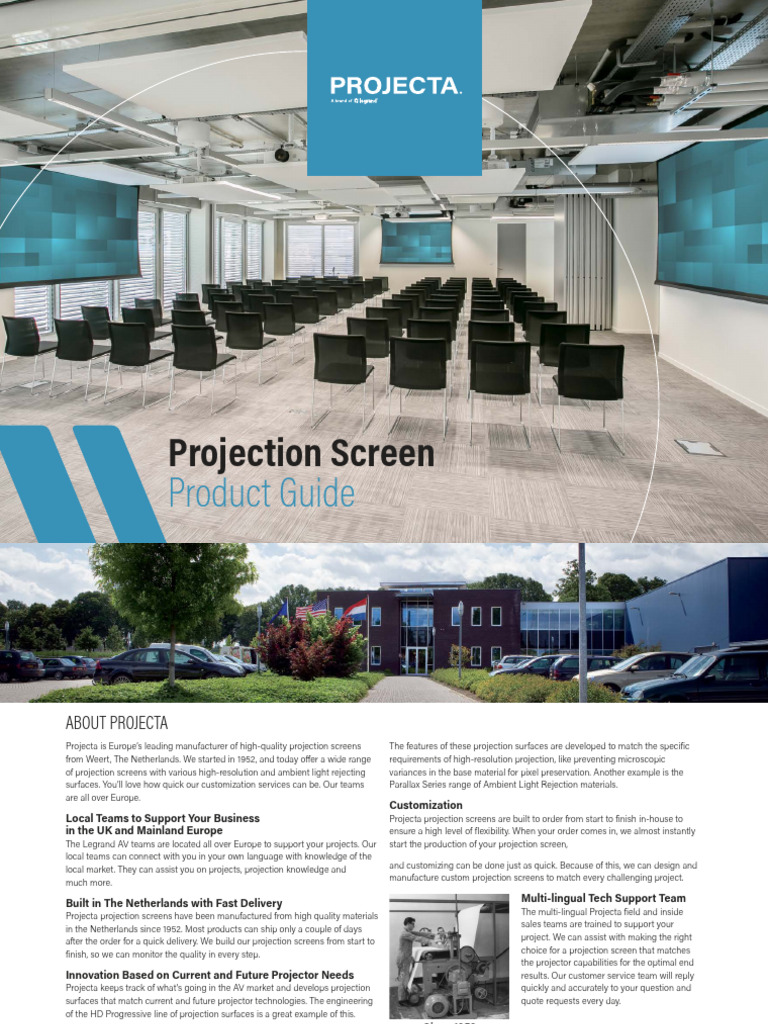 Projecta 2021 Product Guide - 227 3 | PDF | Imaging | Film And Video ...