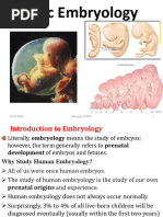 Lecture 1-Introduction To Embryology | PDF | Anatomy | Reproduction
