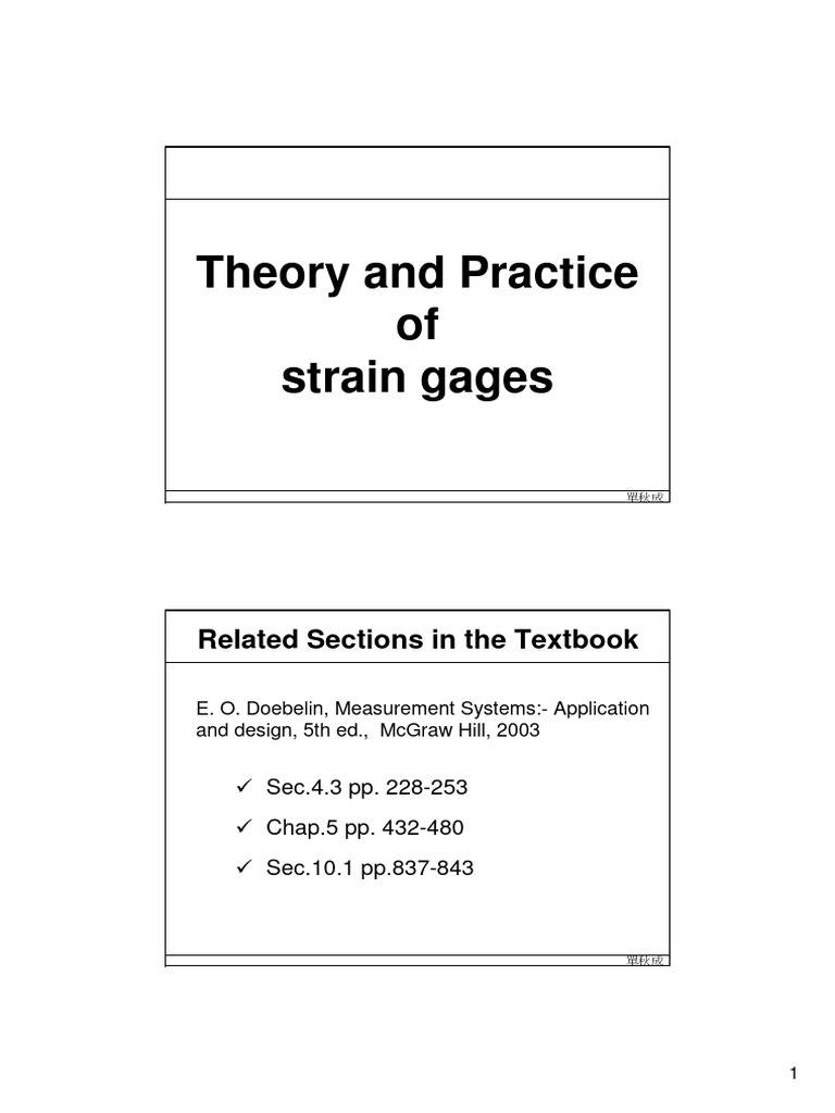 Strain Gauge Theory and Application Guide | PDF | Electrical Resistance ...