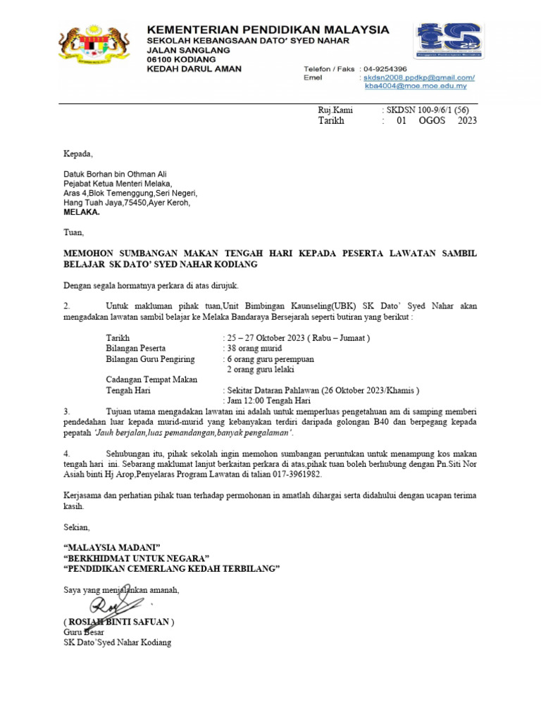 Dato' Borhan SU KM Melaka | PDF