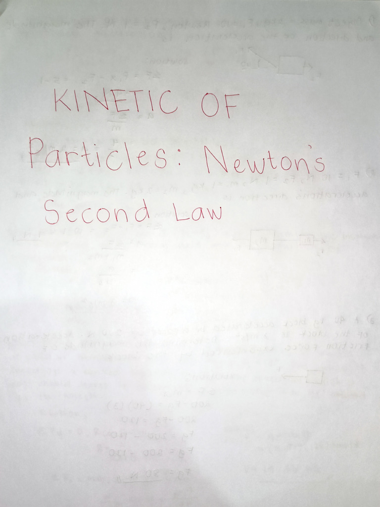 Kinetic of Particles | PDF