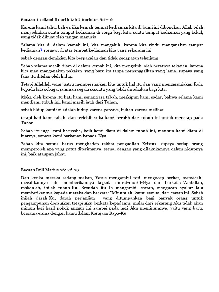 Misa 40 Hari: Mengenang Arwah Katolik | PDF | Agama & Spiritualitas