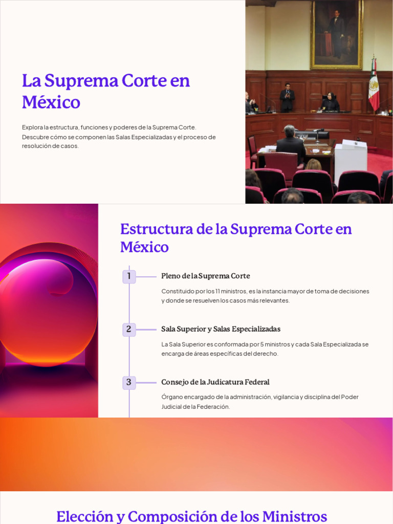 La-Suprema-Corte-en-Mexico (1) - Cropped | PDF | Caso de ley | Judicaturas