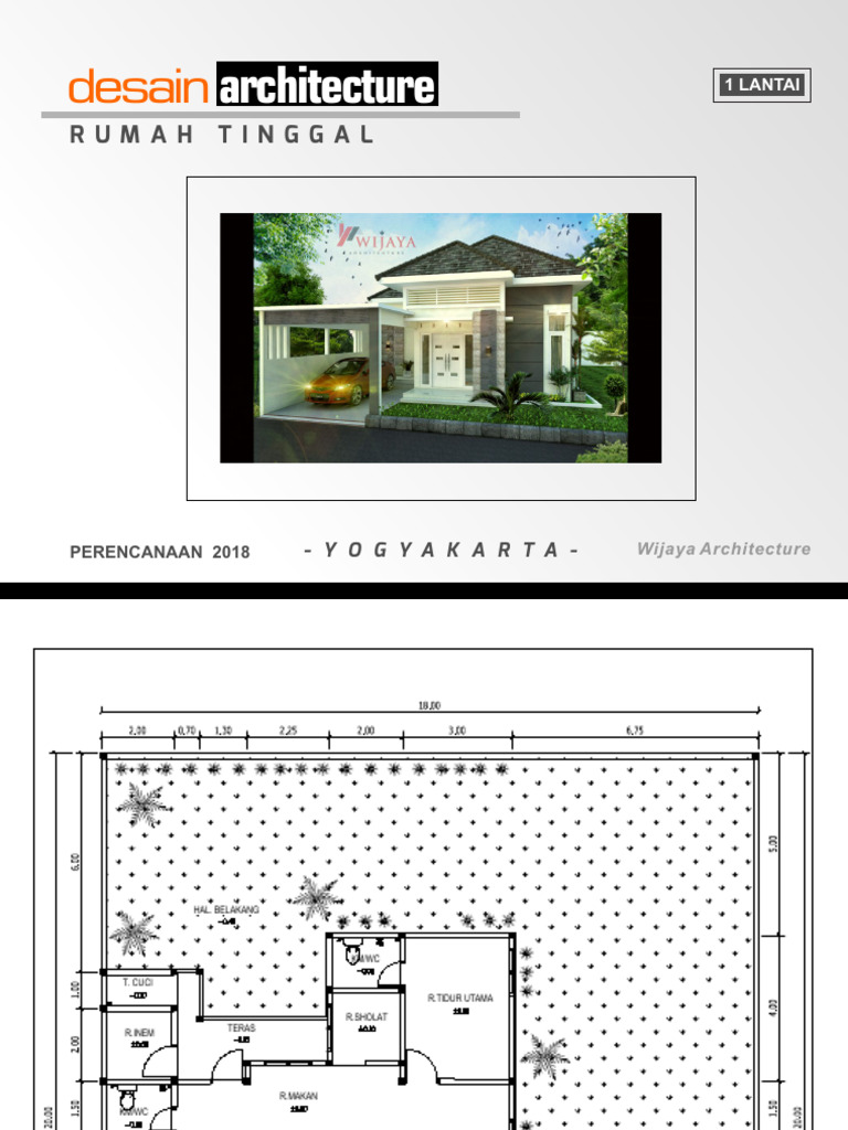 Denah Rumah Tipe 100 Minimalis | PDF