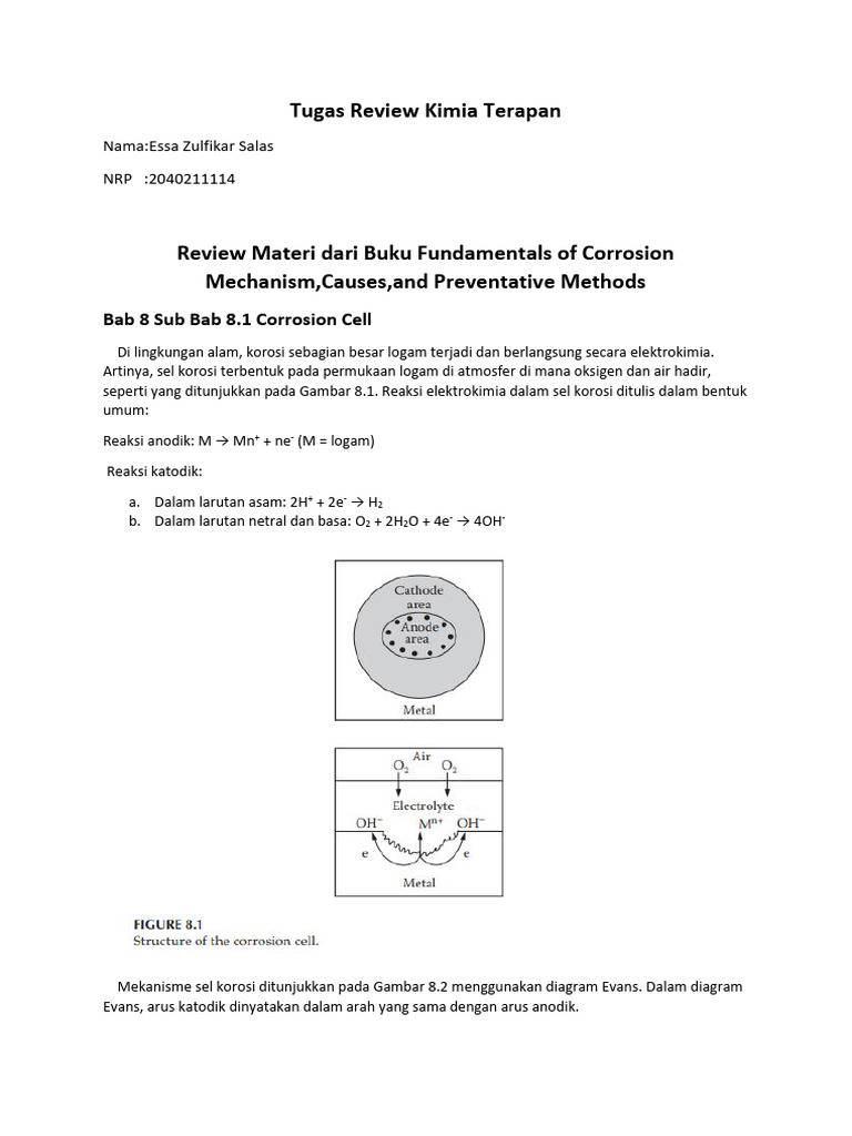 Tugas Review Kimia Terapan - Essa Zulfikar Salas - 2040211114 | PDF
