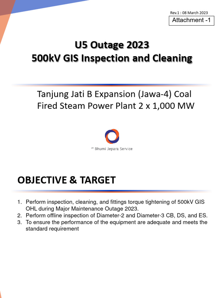 Attachments 1- SOP Power Outage Work for Unit 5 Generator Transformer ...