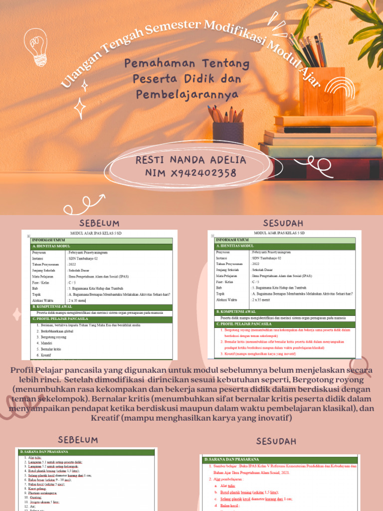 UTS - Modifikasi Modul Ajar | PDF