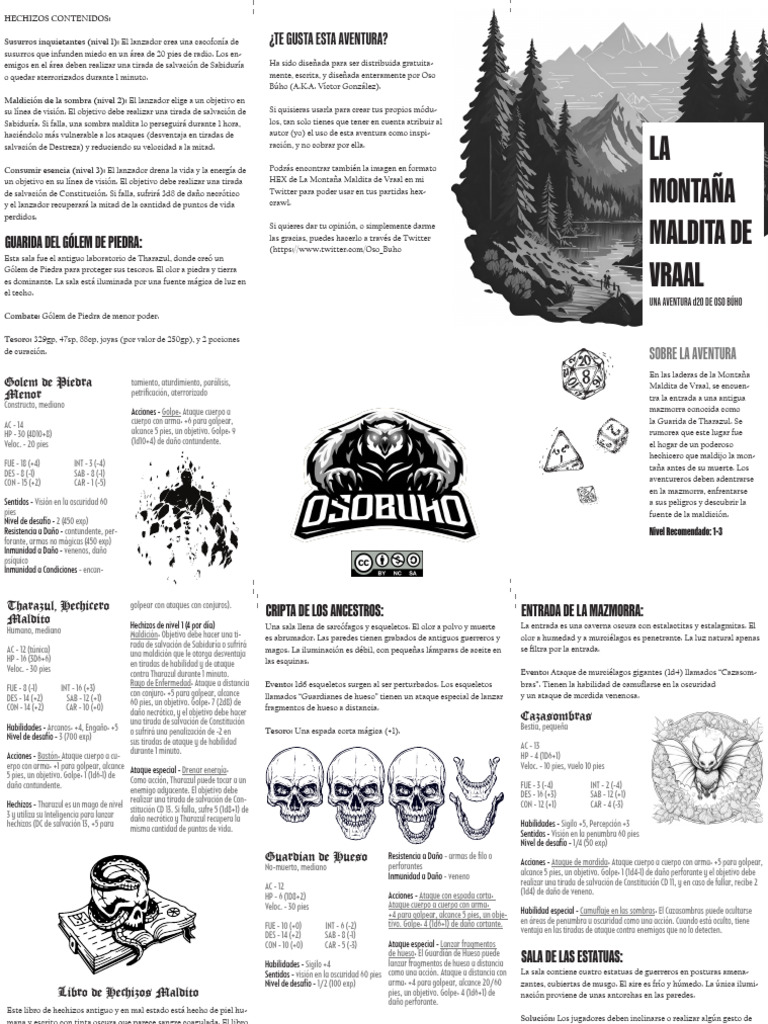 La Montaña Maldita de Vraal | PDF