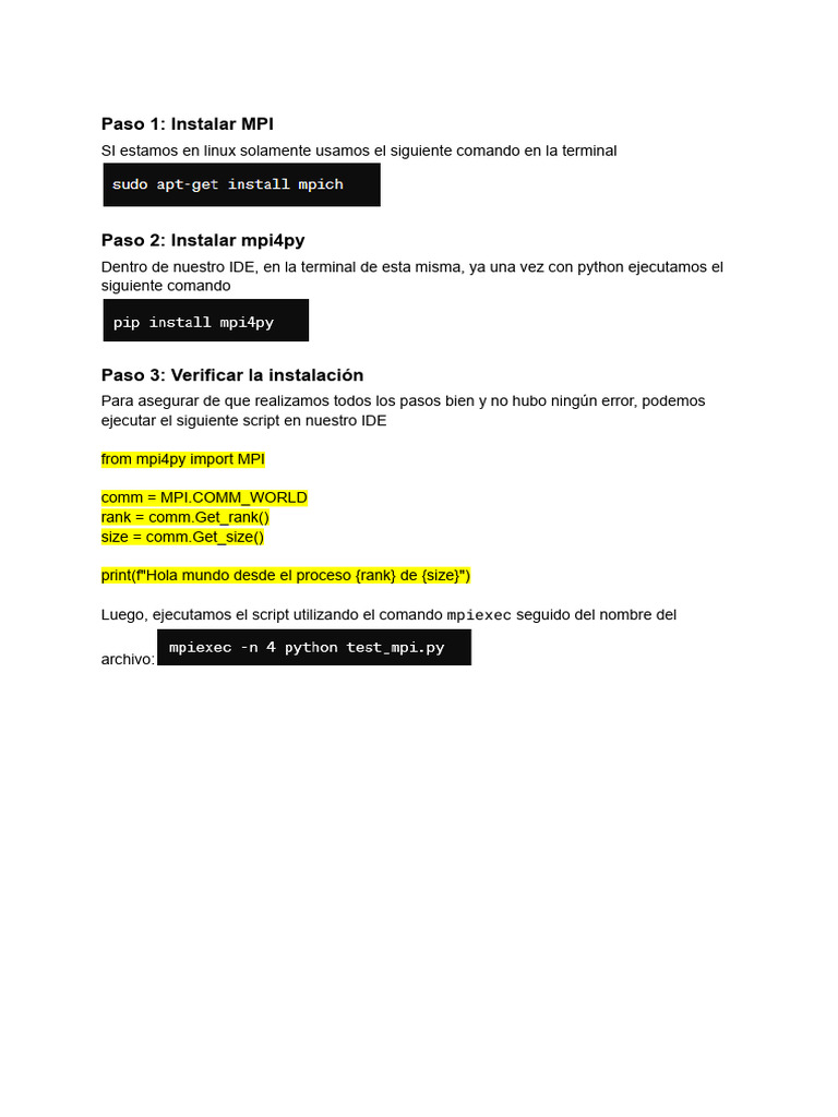 Manual de Instalacion Mpi | PDF