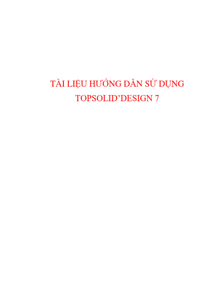 Modul Topsolid Design | PDF