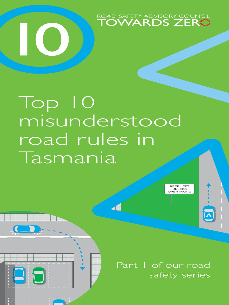 DSG5432 Top 10 Misunderstood Road Rules DL WEB FINAL Web Ready | PDF | Traffic | Traffic Light