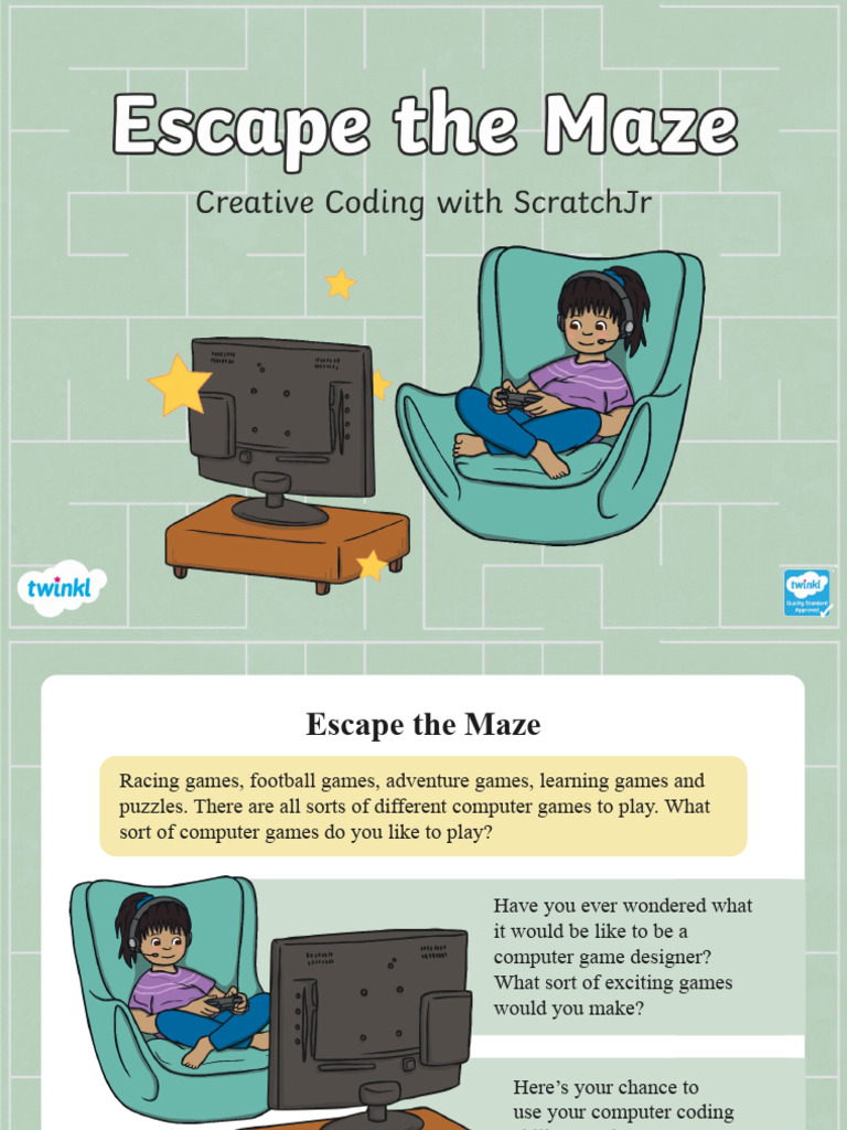 Escape The Maze Powerpoint | PDF | Games & Activities | Home & Garden