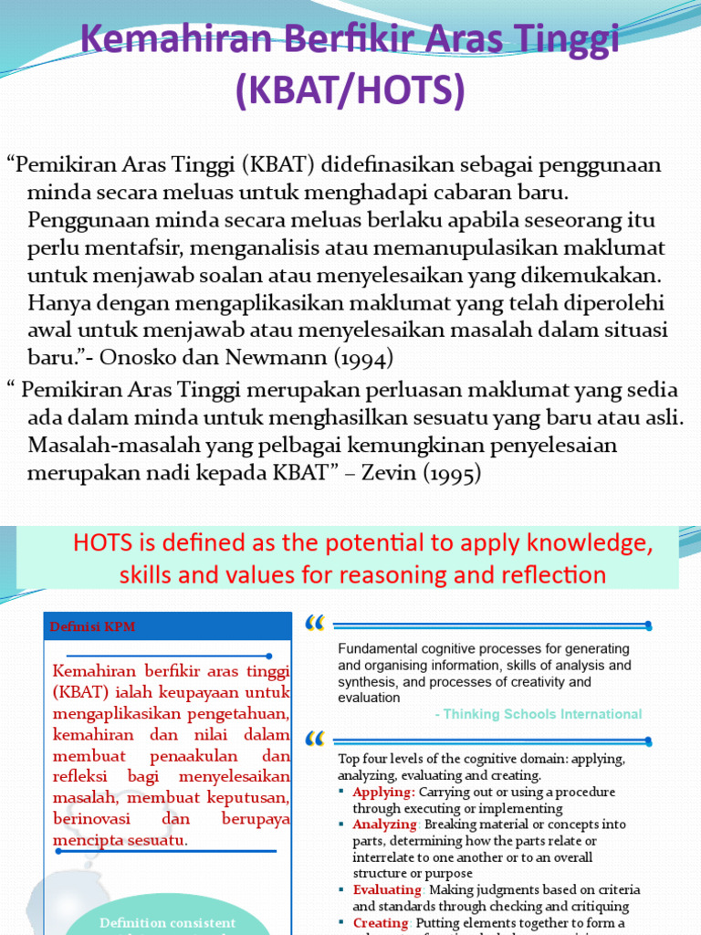 1 Konsep Asas KBAT | PDF