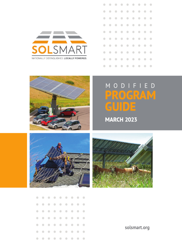 SolSmart-Modified-Program-Guide-2023 | PDF | Solar Power | Photovoltaics
