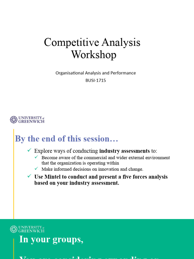 Competitive Analysis - Mintel - Seminar | PDF | Human Communication ...