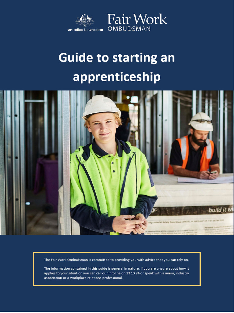 Guide To Starting An Apprenticeship | PDF | Employment | Apprenticeship