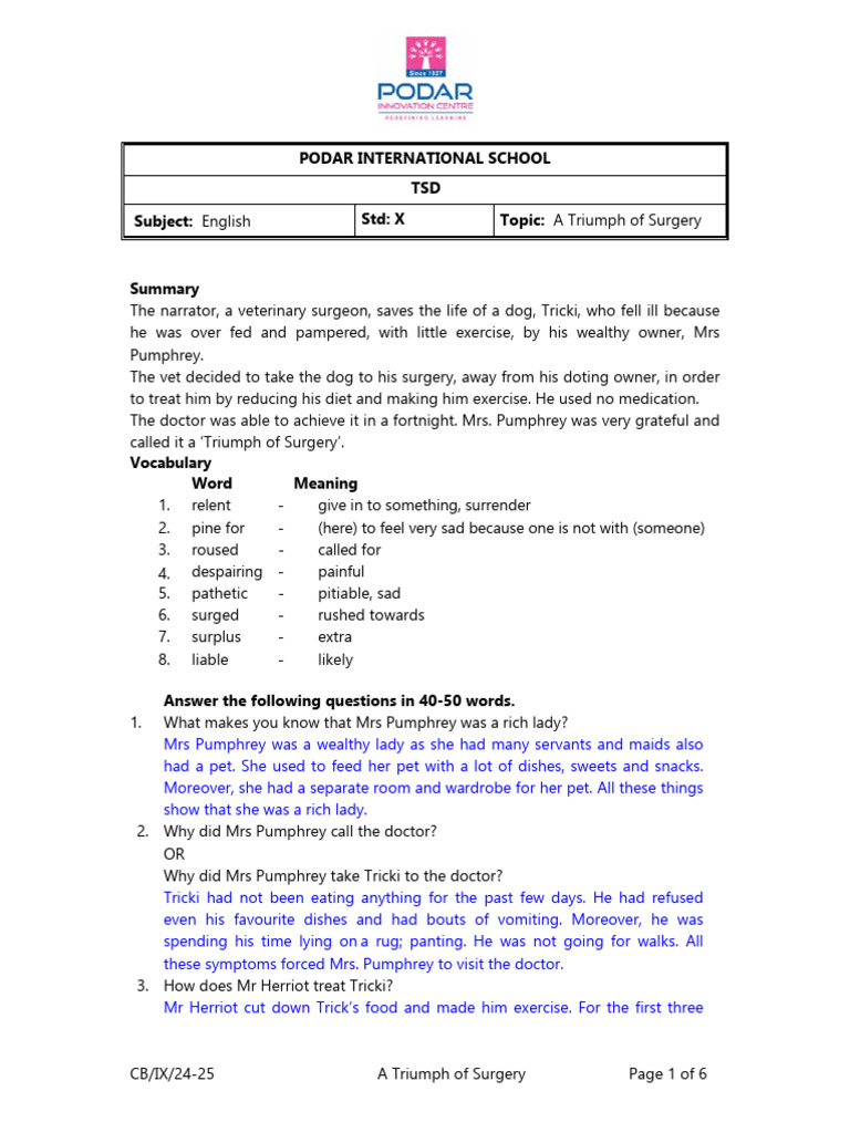 TSD_X_CB_Eng_A Triumph of Surgery | PDF