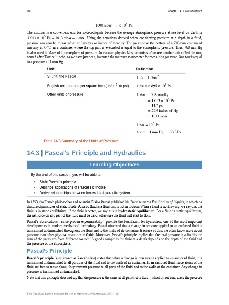 Understanding Pascal's Principle | PDF | Buoyancy | Pressure