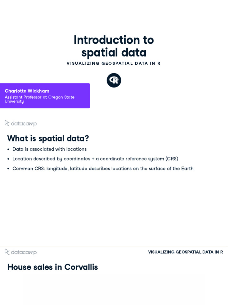 data camp for spatial visualization | Download Free PDF | Geographic Information System | Navigation