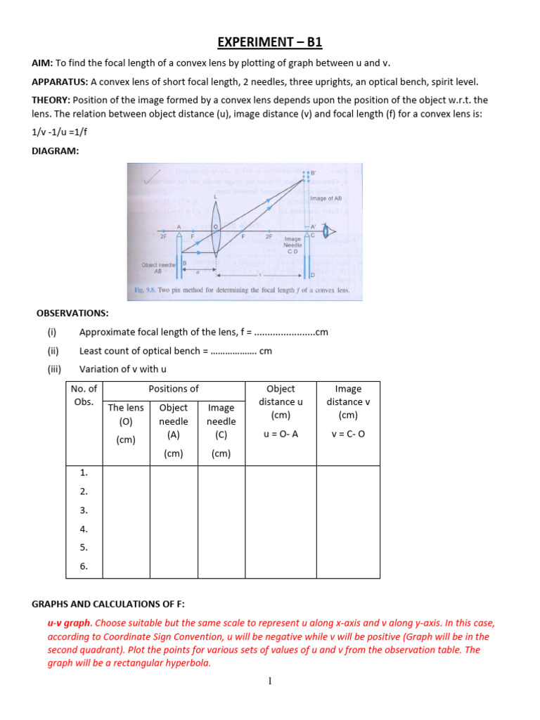 EXP_XII_SECTION_B_2024-25 | Download Free PDF | P–N Junction | Optics