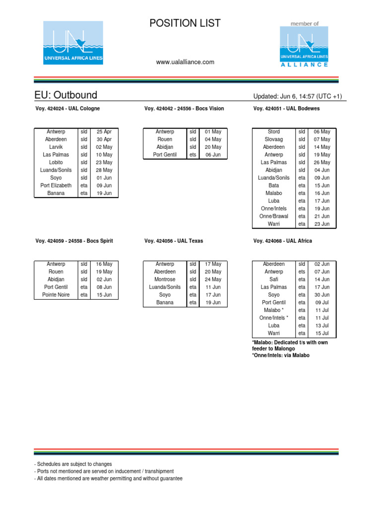 UAL_schedule | PDF