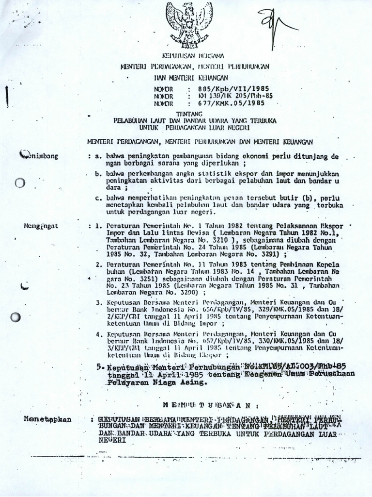 SKB Tahun 1985 | PDF