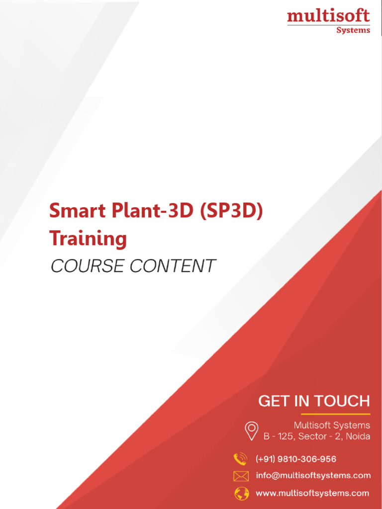 335 Sp3d Training | Download Free PDF | Duct (Flow) | Pipe (Fluid ...