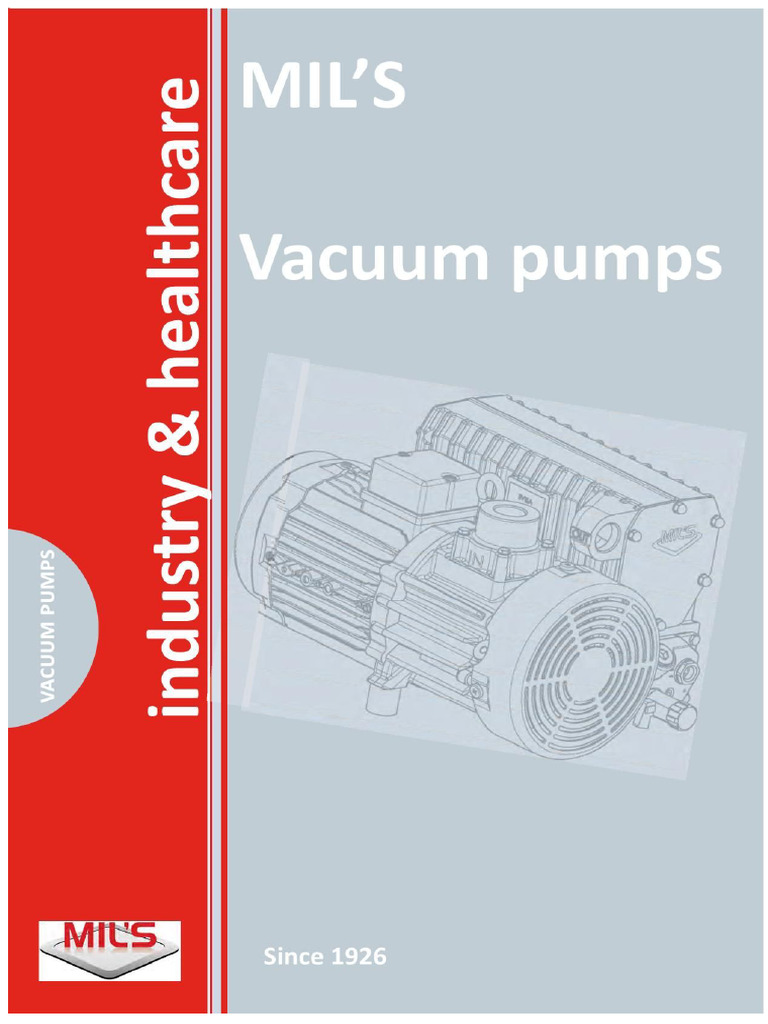 MILS - Vacuum Pumps Doc EN | PDF