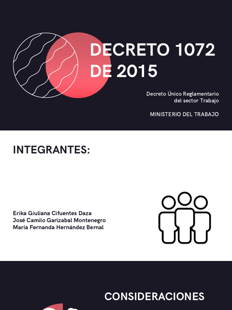 Decreto 1072 de 2015 | PDF