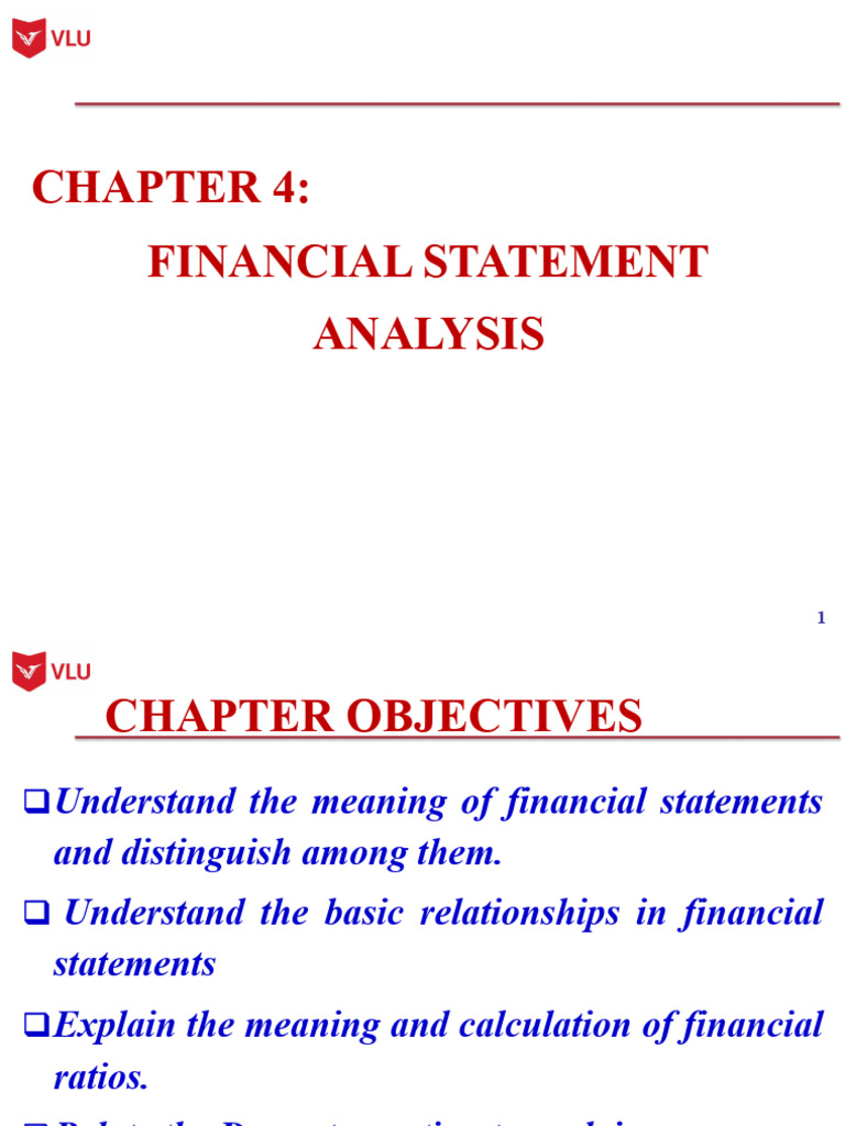 Chapter 4 - Financial Statement Analysis | PDF | Balance Sheet | Financial Ratio