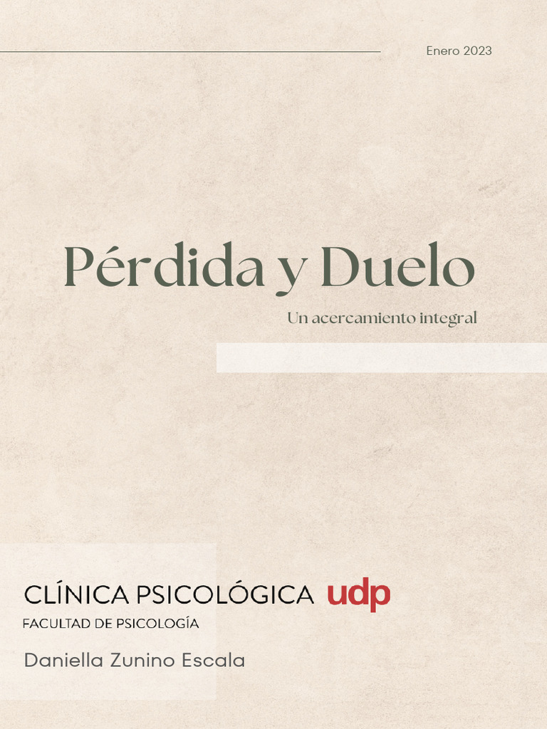 Guía Integral sobre Pérdida y Duelo | PDF | Dolor | Depresión (estado ...