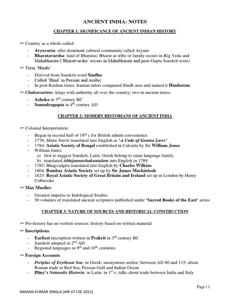 Ancient India Pdf Vedas