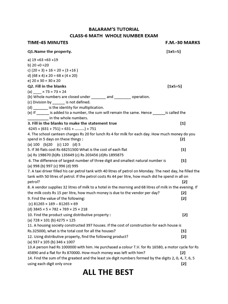 Ayush Math XM | PDF | Mathematics