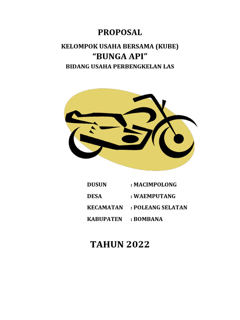 PROPOSAL Motor | PDF