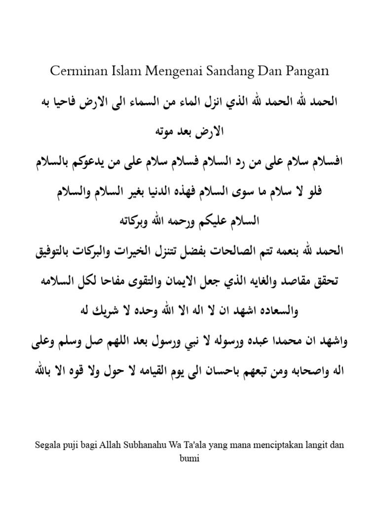 Sandang Pangan Halal dalam Islam | PDF | Kesehatan Holistik