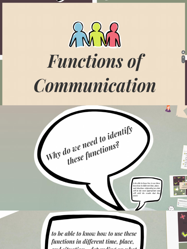 OCC MELC1 Functions of Communication | PDF | Communication | Information