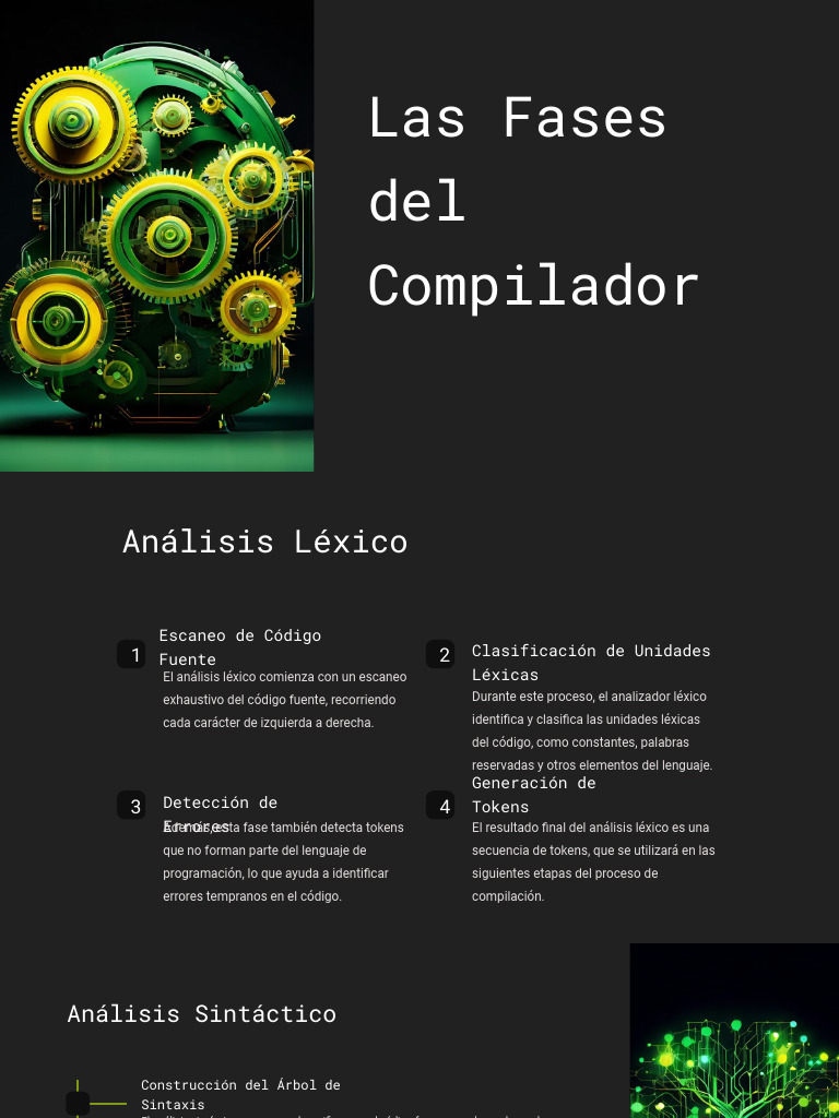Fases del Compilador: Análisis y Optimización | PDF | Compilador ...
